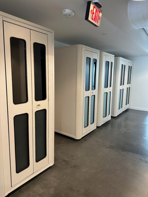 White Privacy Booths | Atlanta Office Liquidators